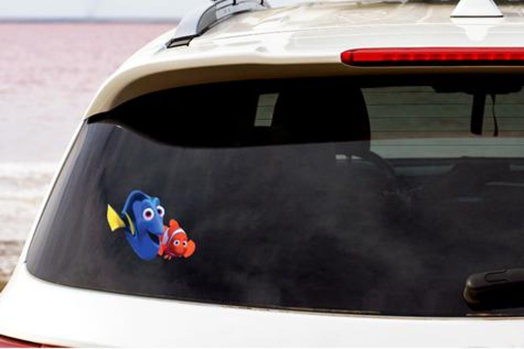 Dory and Nemo - Finding Nemo - Full Color Vinyl Decal Sticker - Vehicle ...