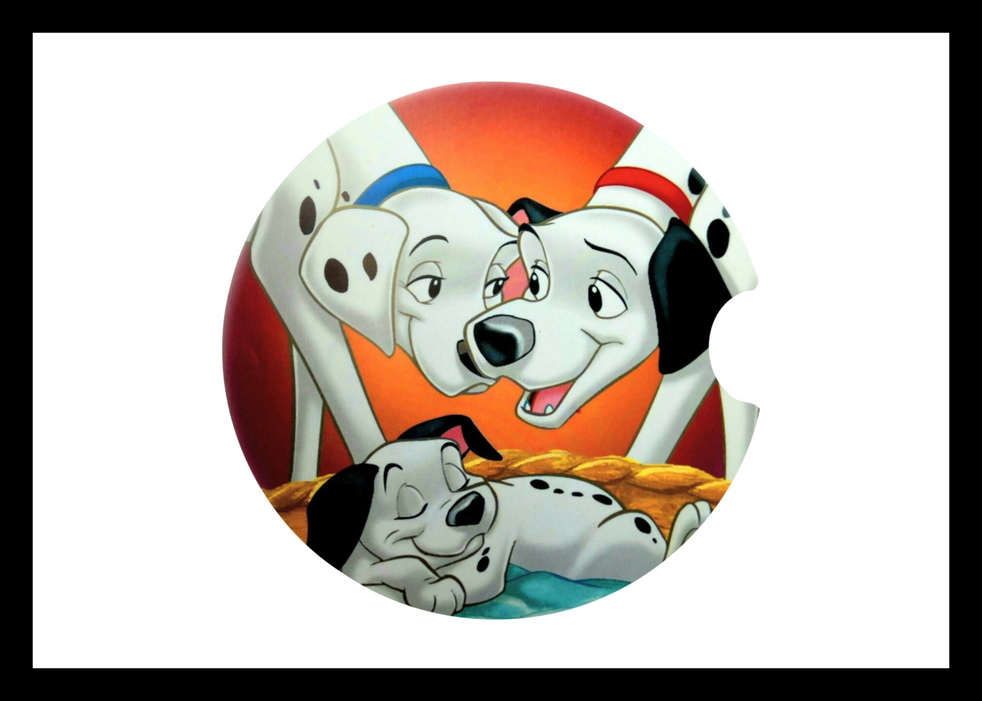 101 Dalmatians Pongo Perdita Cruella De Vil Disney Epcot Print | Etsy