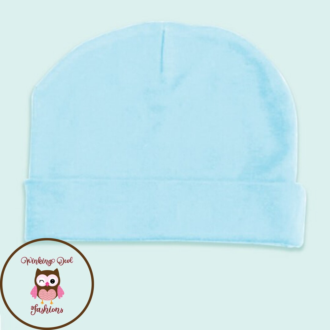 Sublimation Blanks - Baby Blue Beanie Skull Cap Poly/cotton Blend - Etsy