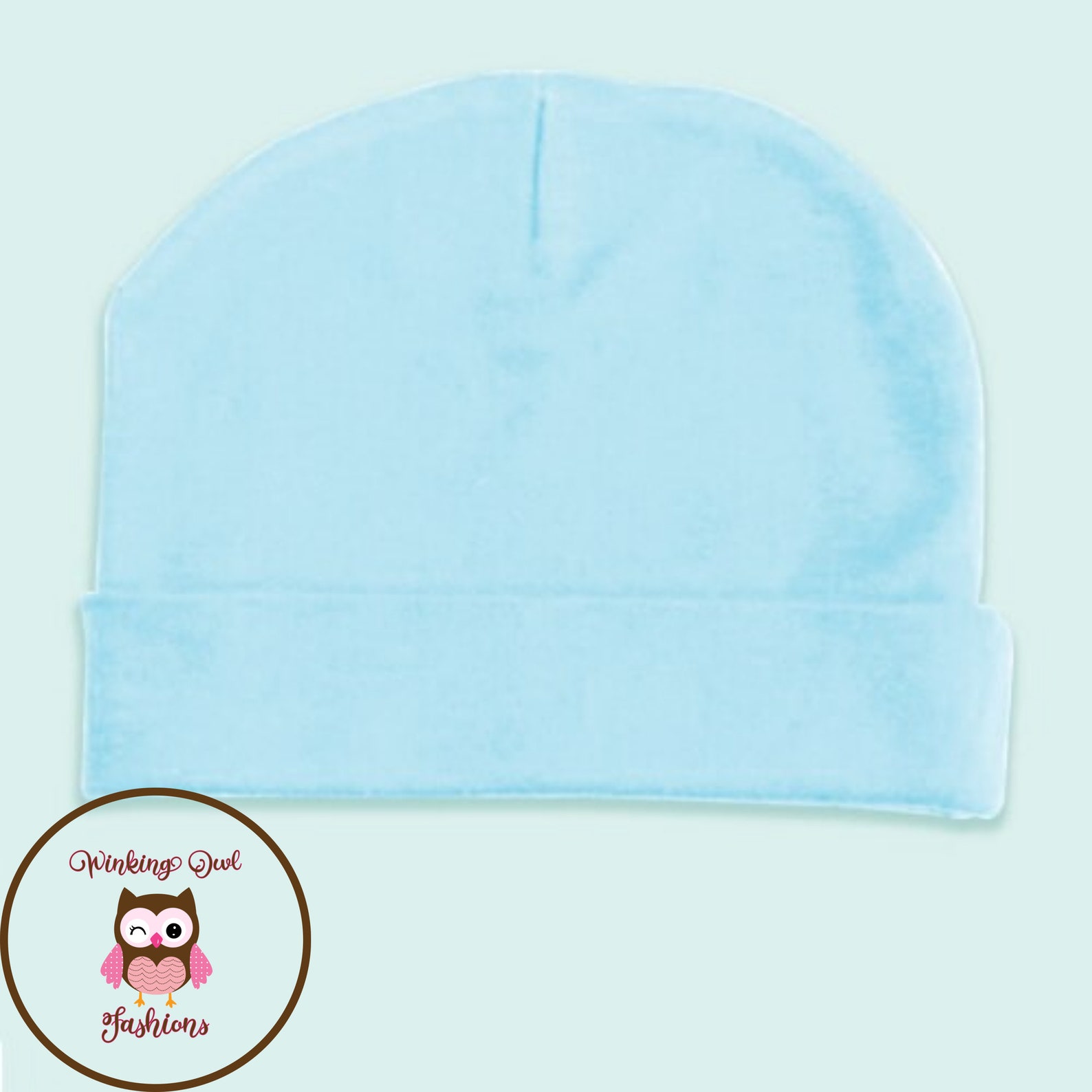 Sublimation Blanks Baby Blue Beanie Skull Cap Poly/cotton - Etsy