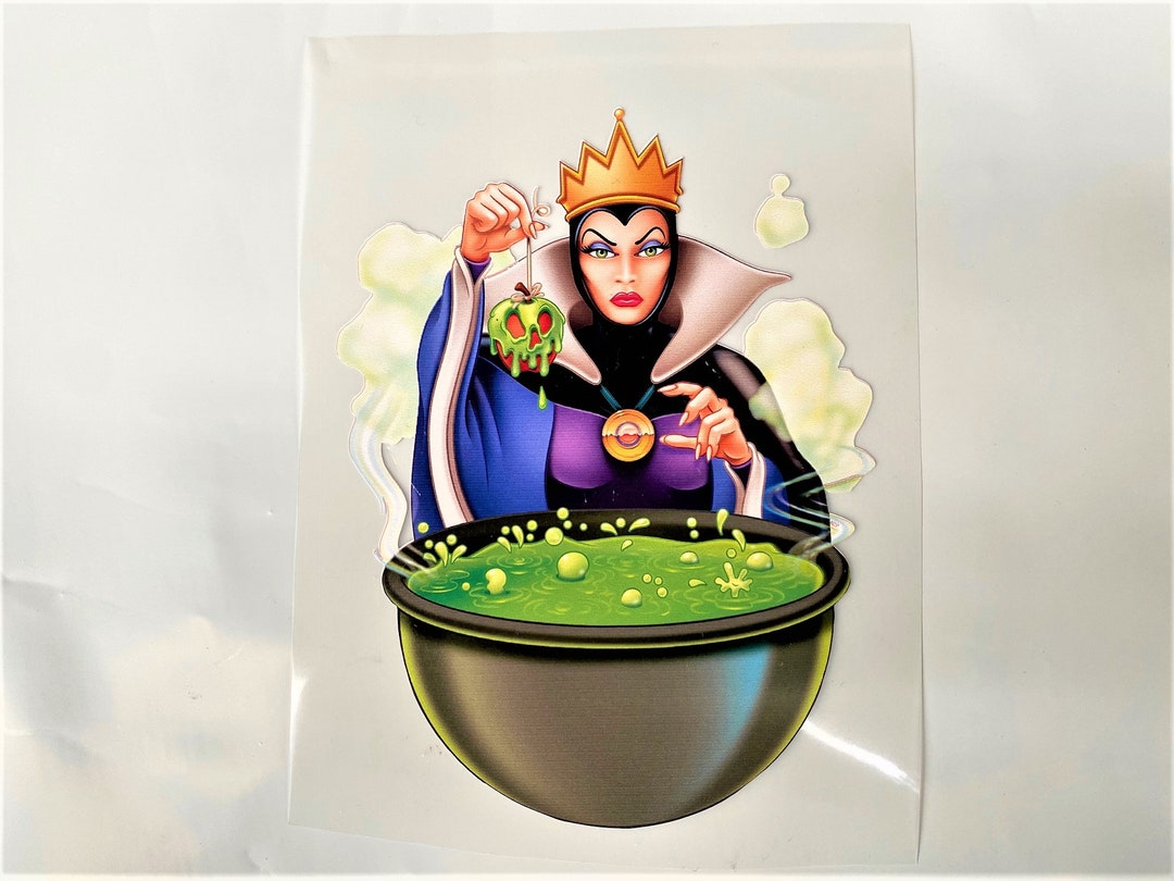Evil Queen Villain Potion Heat Transfer Vinyl or Sublimation Printed ...