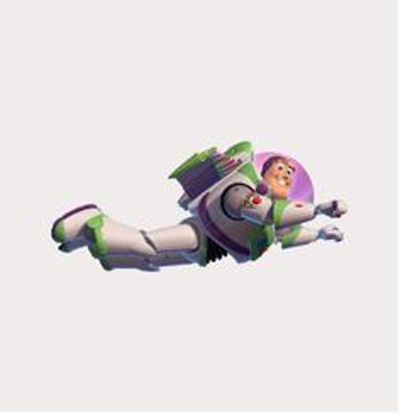 BUZZ Lightyear Toy Story - Full Color Vinyl Decal Sticker - Vehicle ...