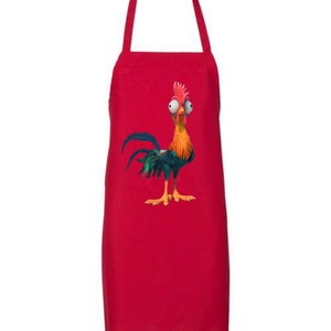 CRAZY CHICKEN Graphic Cute Apron Cooking Baking Chef Baker - Optional ...
