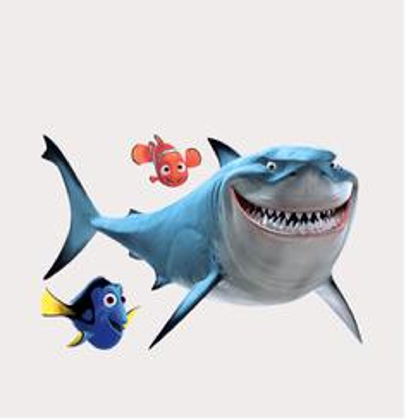 Bruce Nemo Dory - Finding Nemo - Full Color Vinyl Decal Sticker ...