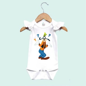 Goofy With All the Questions Character Toddler Baby Infant Youth Ruffle ...