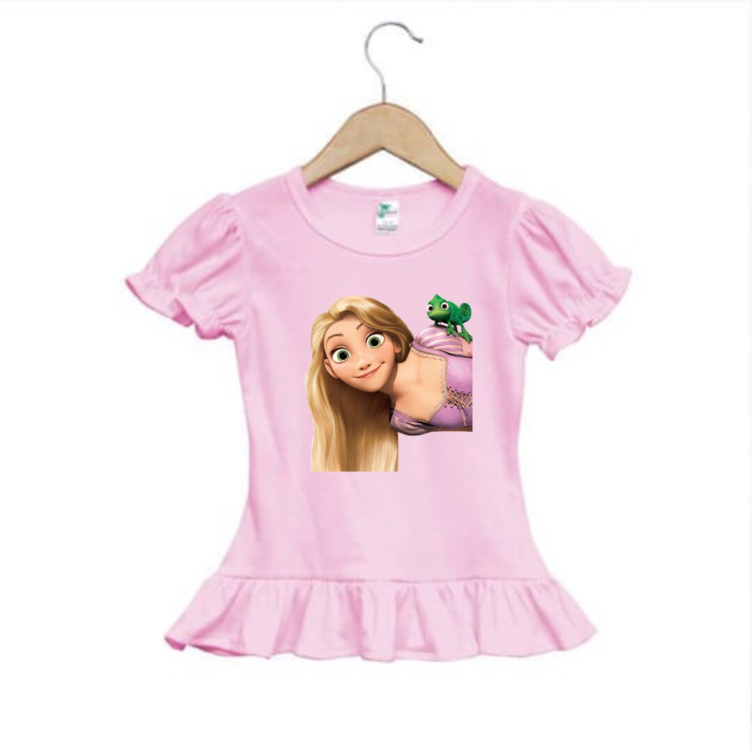 Tangled Rapunzel Pascal Cartoon Character Baby Infant Youth Ruffle ...