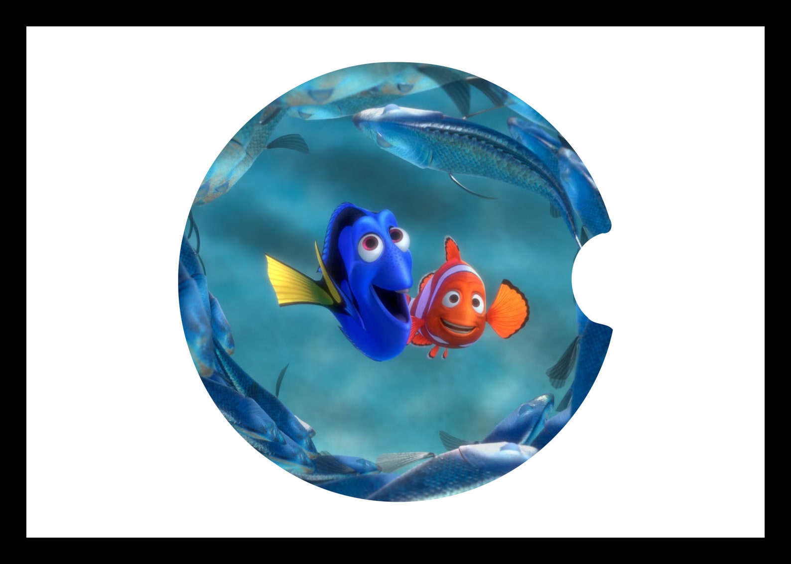 Finding Nemo Dory Bruce Marlon Crush Squirt Disney Epcot Print ...