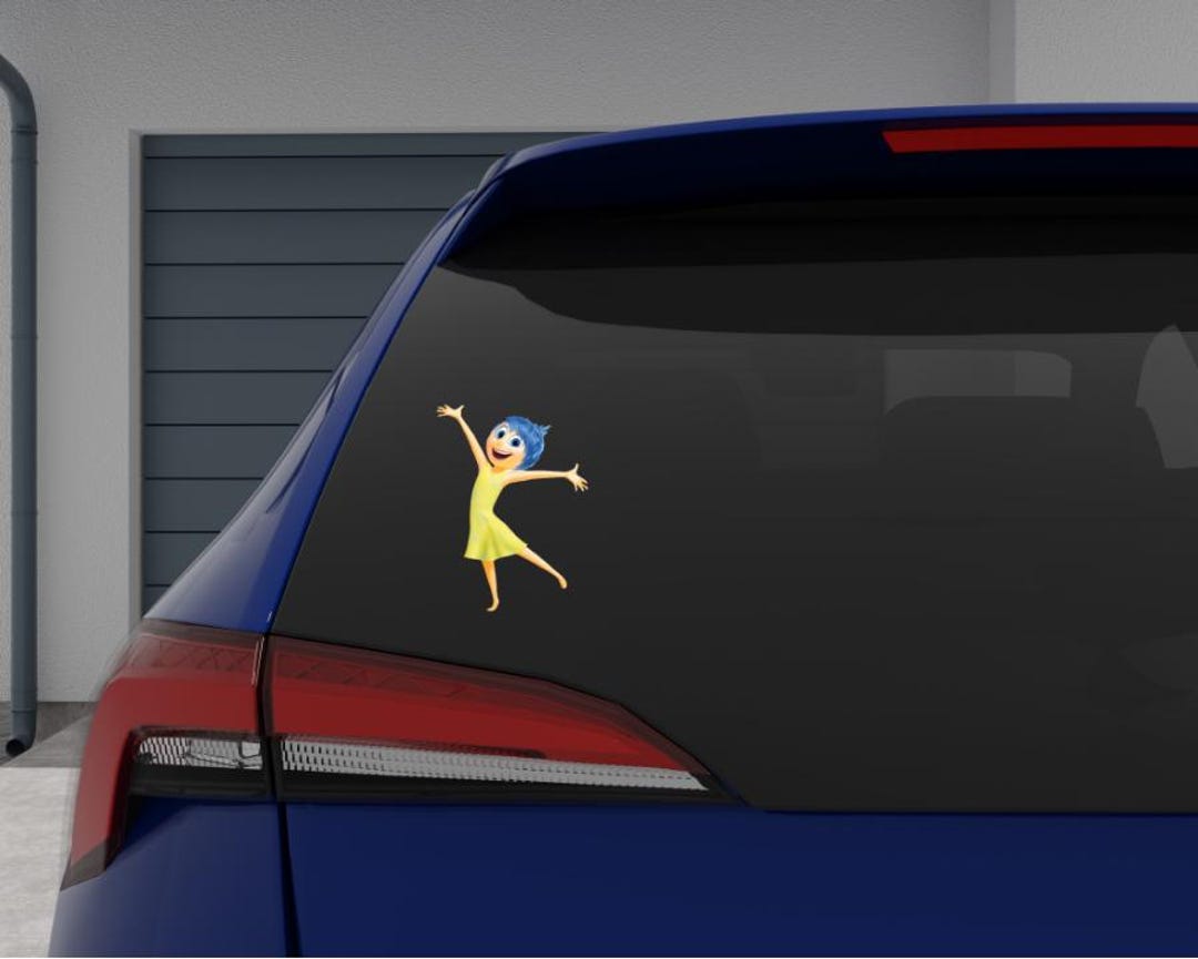 Inside Out JOY - Full Color Vinyl Decal Sticker - Vehicle, Car, Laptop ...