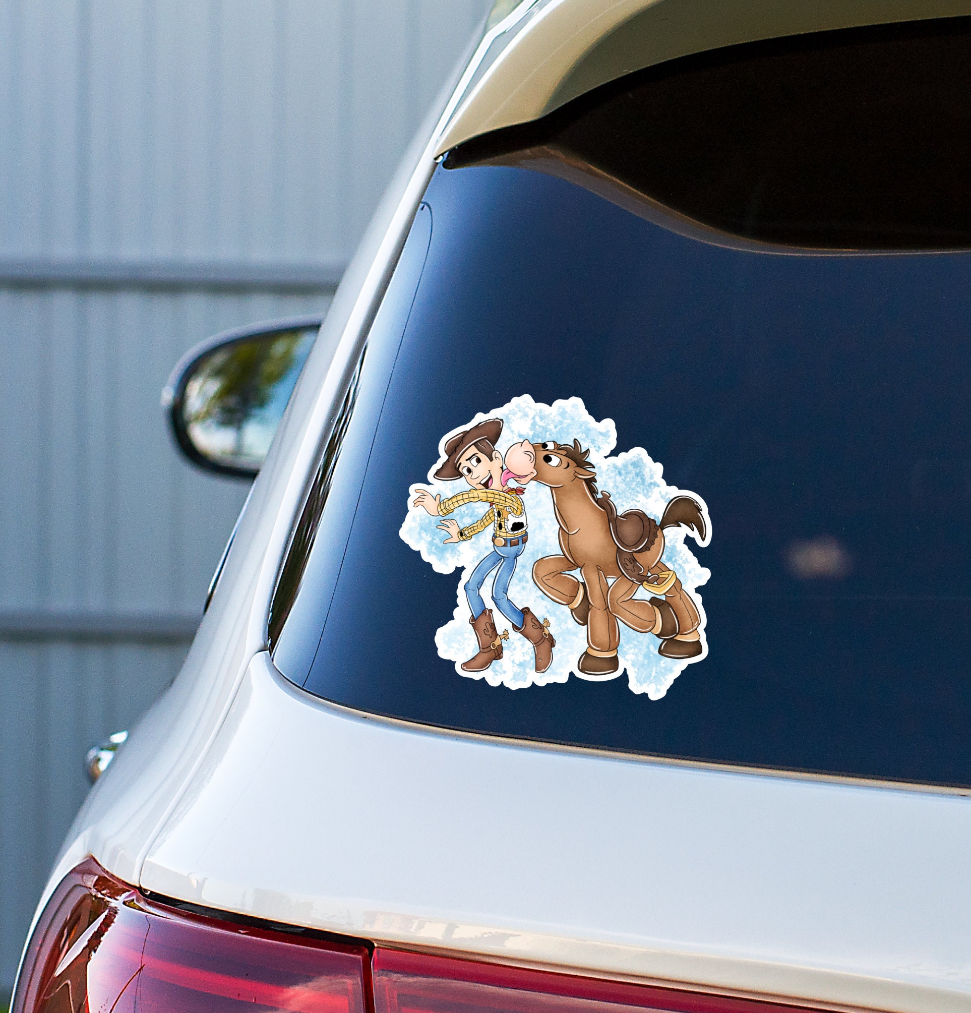 Woody Bullseye - Full Color Vinyl Decal Sticker - Vehicle, Car, Laptop ...