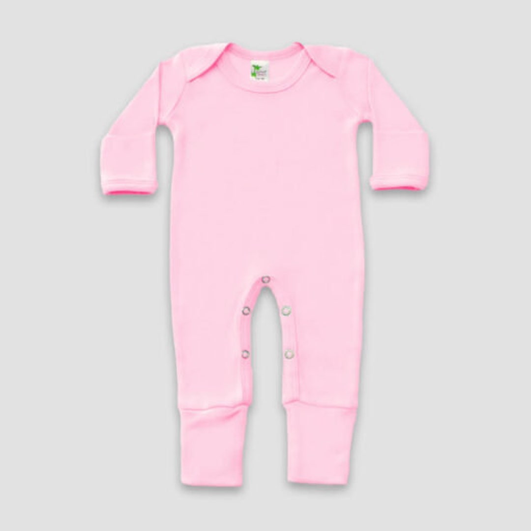 Sublimation HTV DTG Screen Print Blanks Infant Long Sleeve Baby Pajamas ...