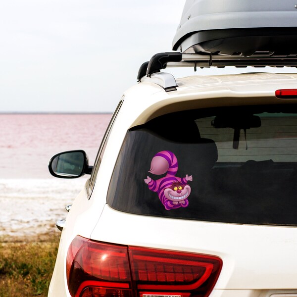 Cheshire Cat Decal - Etsy