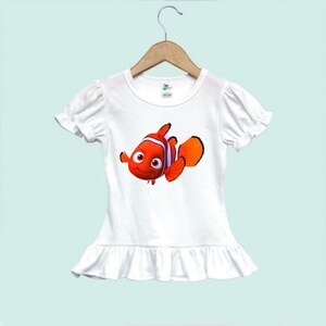 NEMO Finding Nemo Character Cartoon Baby Infant Youth Ruffle/flutter ...