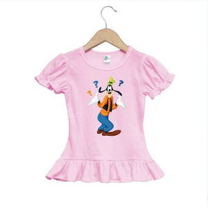Goofy With All the Questions Character Toddler Baby Infant Youth Ruffle ...