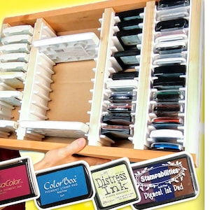 How to Build Storage for Stamp Pads| NO Matter What BRAND You Have ...