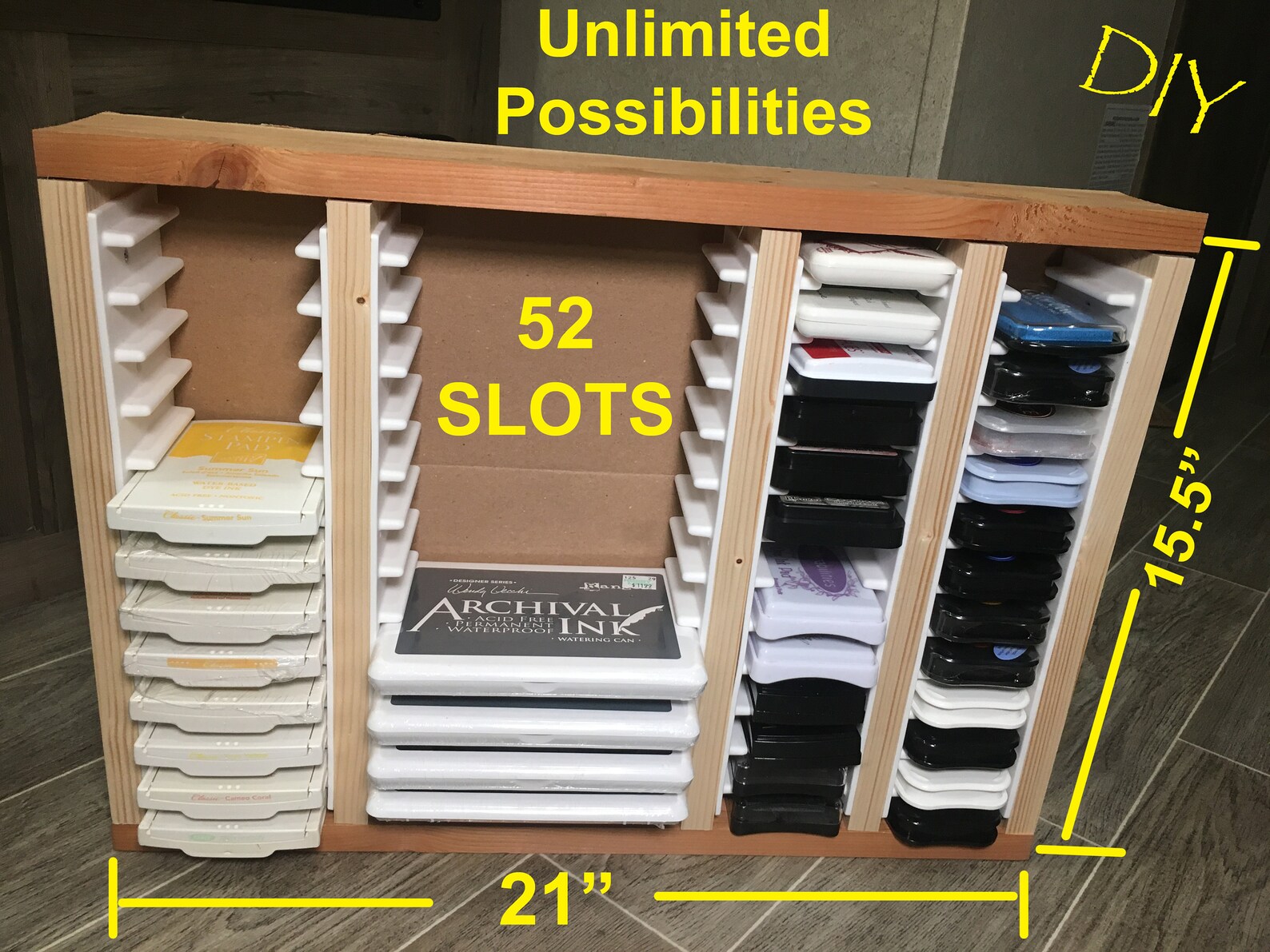 How to Build Storage for Stamp Pads NO Matter What BRAND You - Etsy