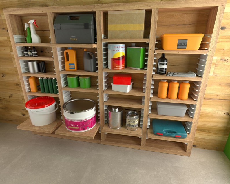 Made in USA Ezstudrack Shelving System 8 Pack 4 Pair of - Etsy