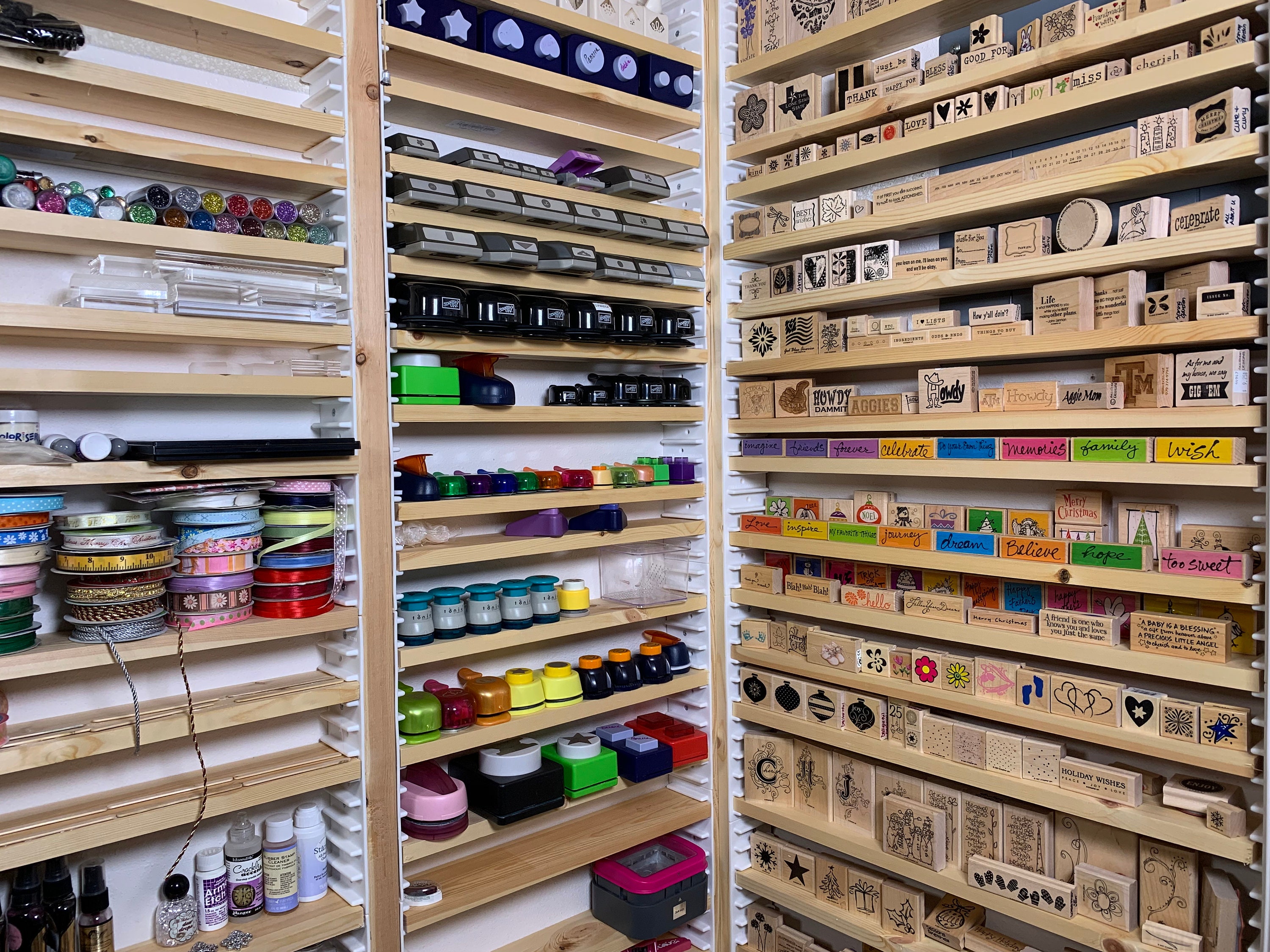 How to De-clutter My Craft Closet Craft Room Storage Ideas - Etsy Canada