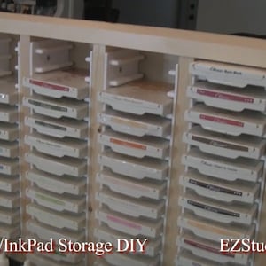 How to Build Storage for Stamp Pads| NO Matter What BRAND You Have ...