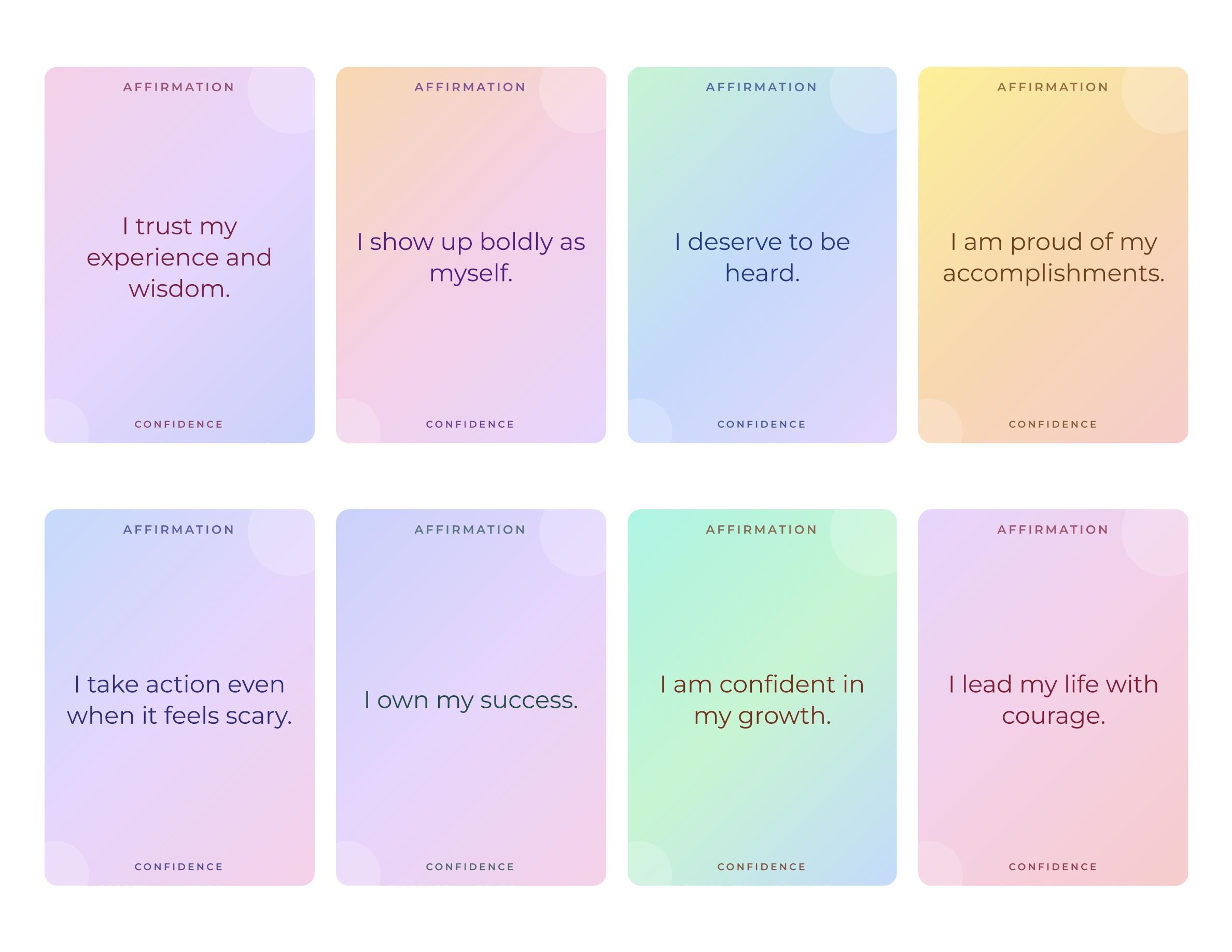 200 Positive Affirmation Cards | Daily Affirmations | Calm, Self Love ...
