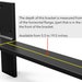 Floating Countertop Wall Bracket - Etsy
