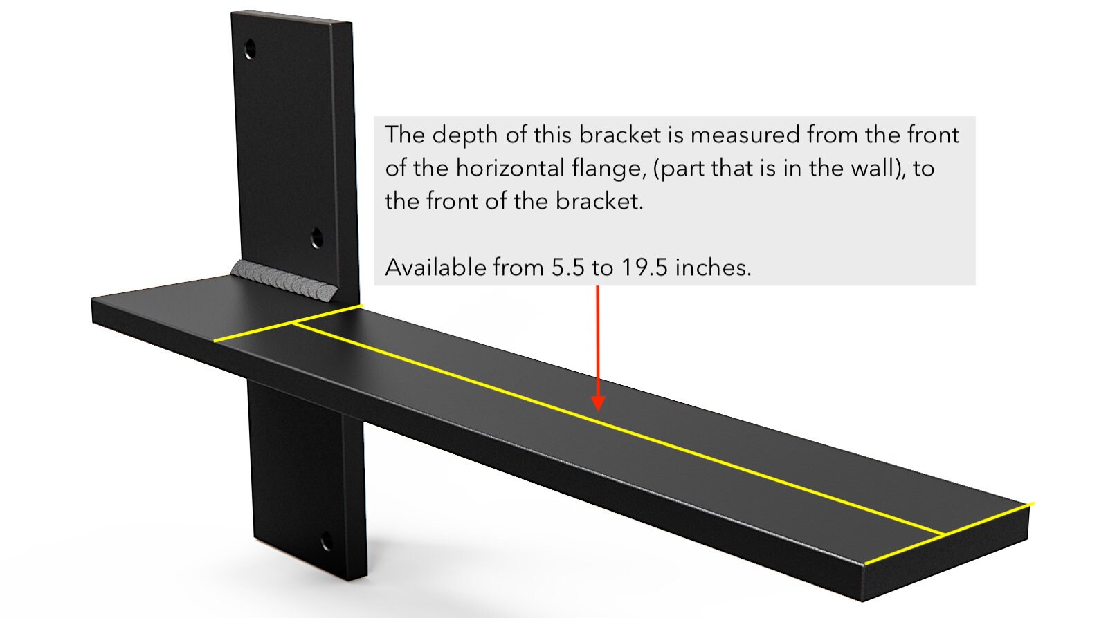 Floating Countertop Wall Bracket - Etsy