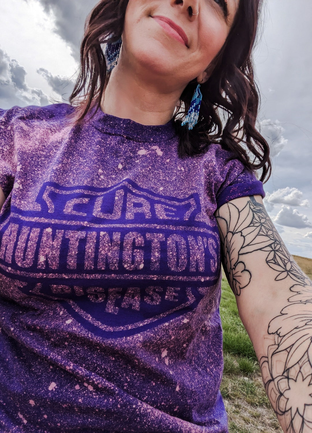 Cure Juvenile Huntingtons Disease - Purple - Etsy