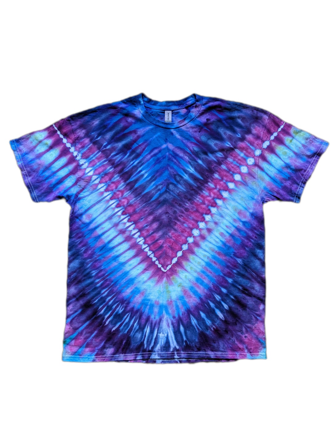 COSMIC - V | Ice Tie-dye | Purple and Blue | Unisex T-shirt - Etsy
