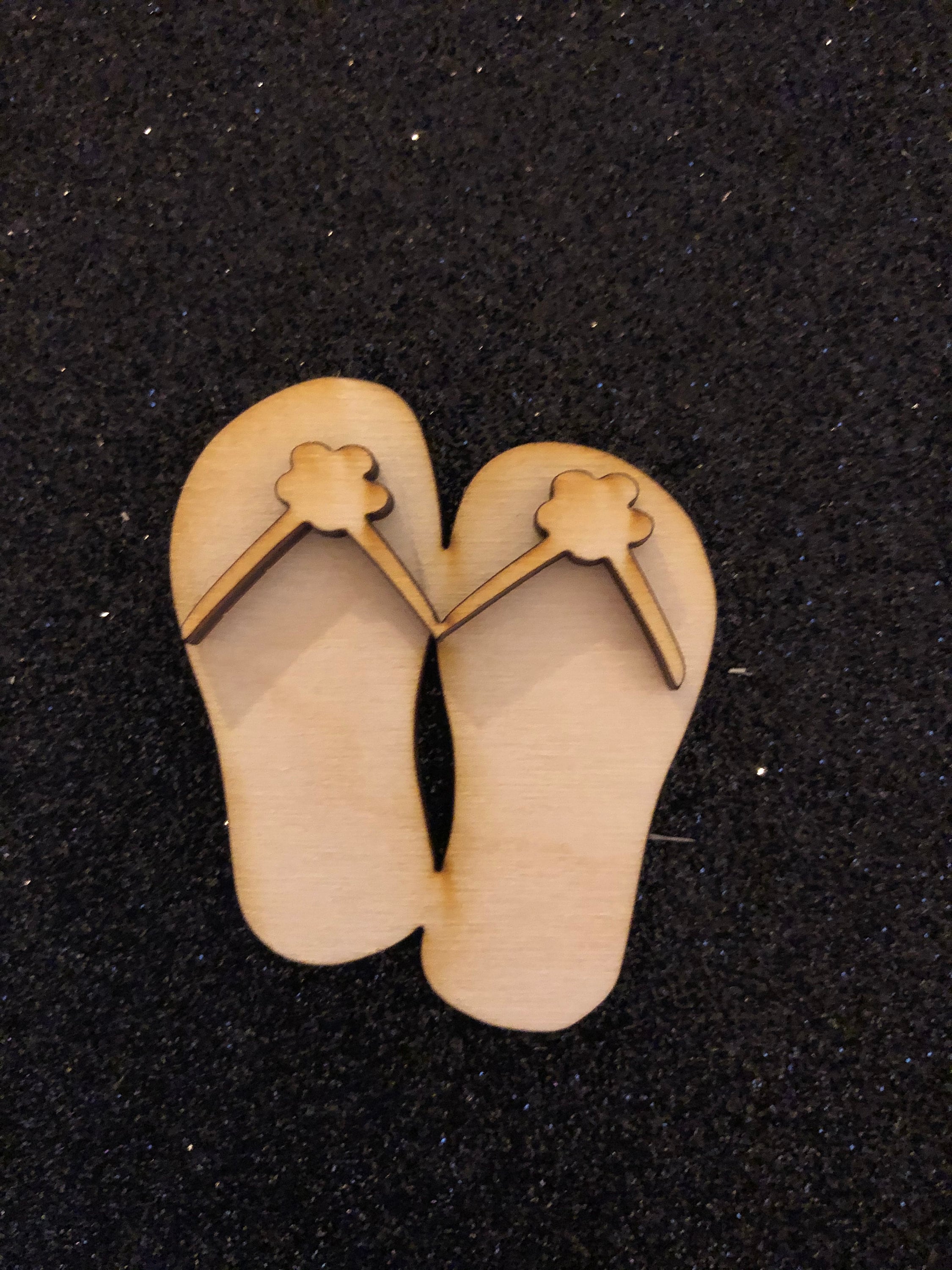 Buy Flip-flop Laser Wood Shaped Cut Out Unfinished Online in India - Etsy