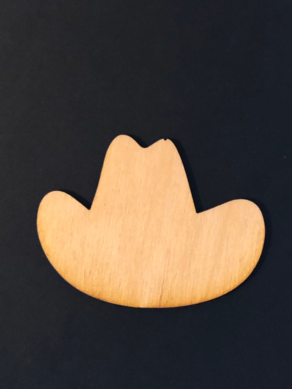 Cowboy Hat Laser Wood Shaped Cut Out Unfinished - Etsy