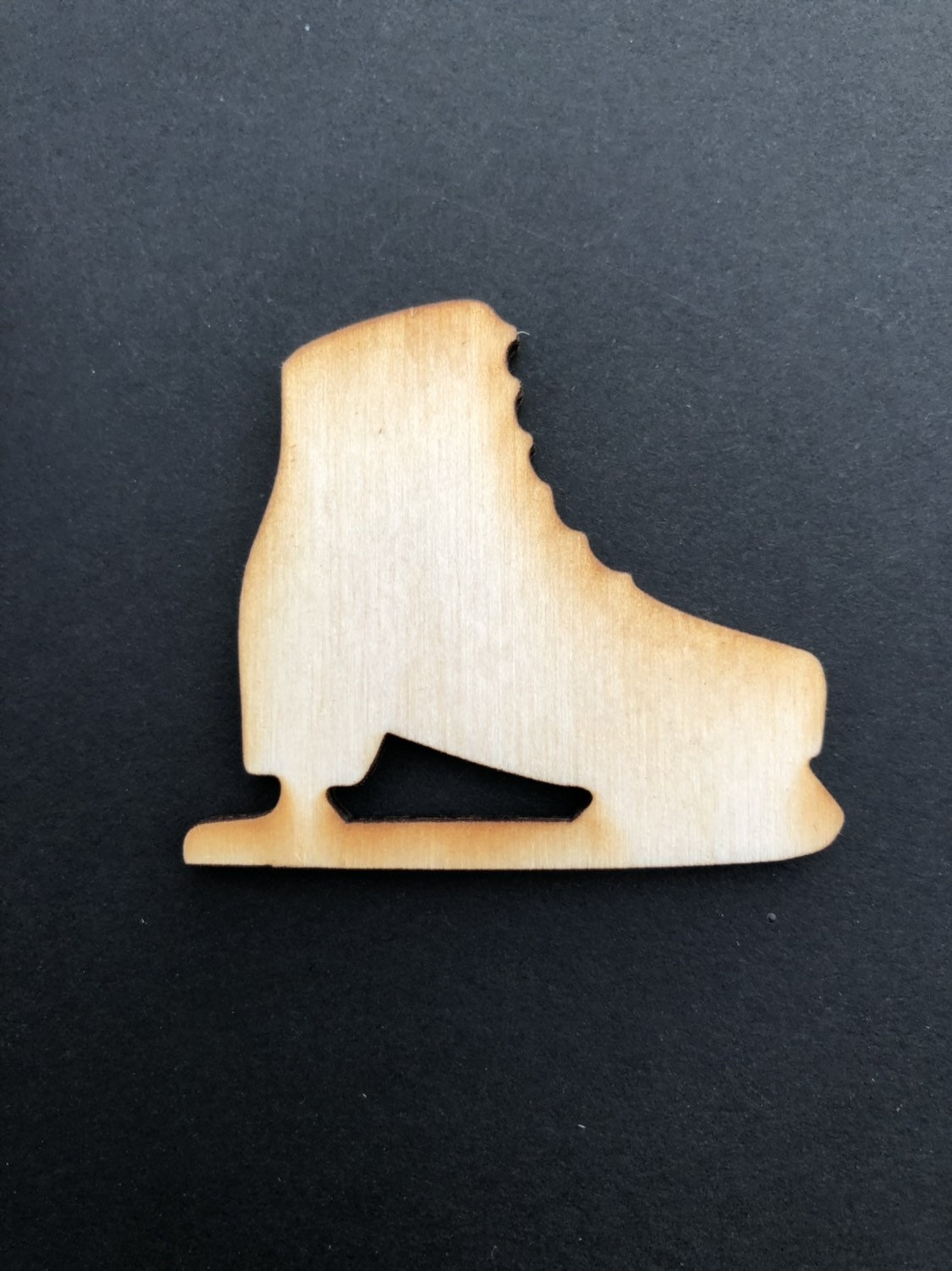 Ice Skate Laser Wood Shaped Cut Out - Unfinished - Etsy