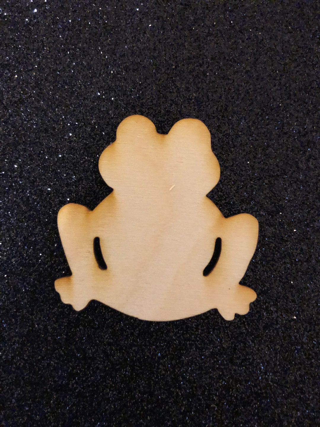 Frog Laser Wood Shaped Cut Out - Unfinished - Etsy