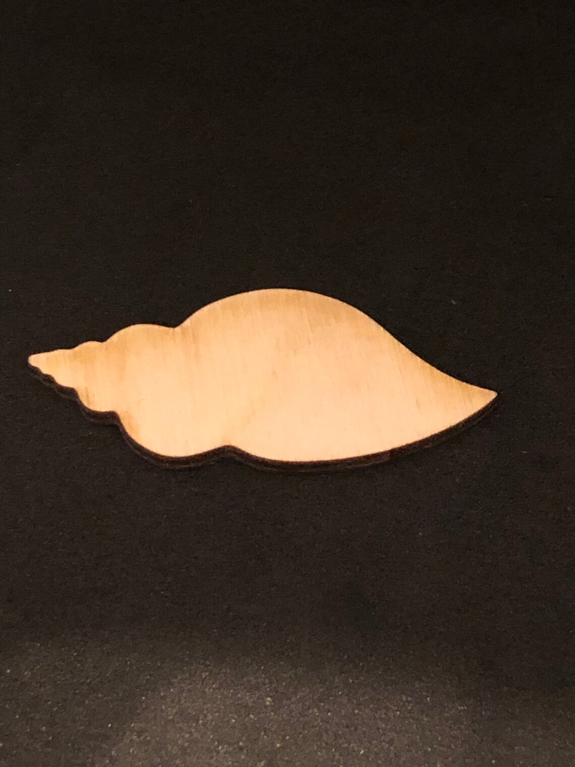 Conch Shell Laser Wood Shaped Cut Out - Unfinished - Etsy