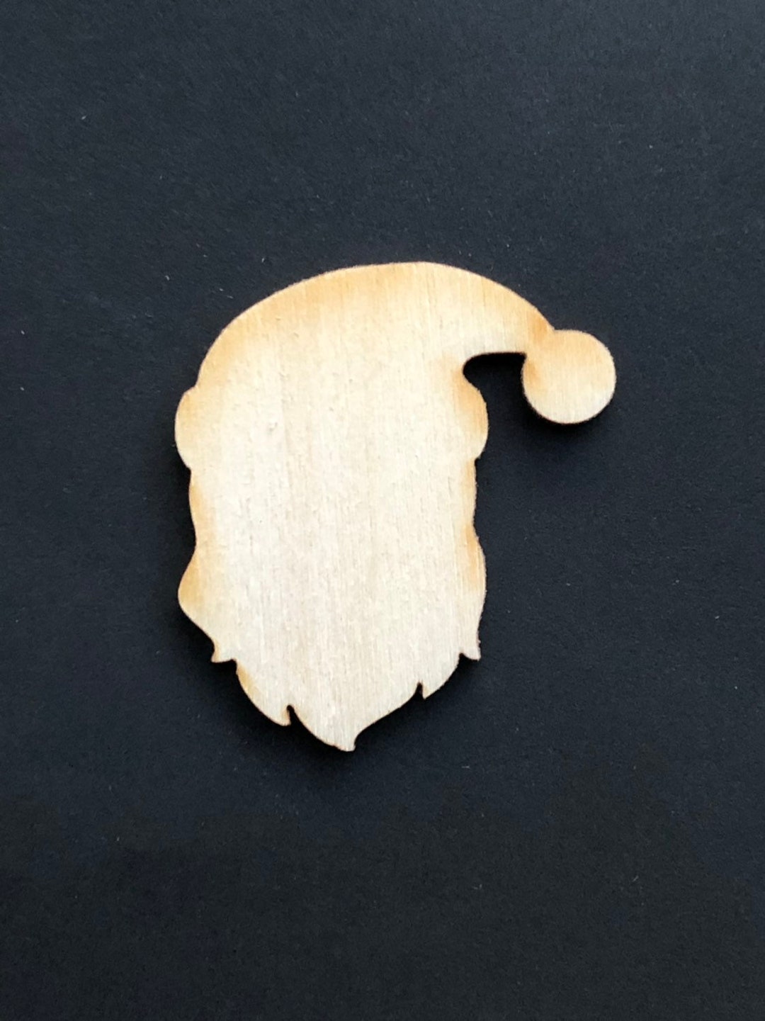 Santa Face Laser Wood Shaped Cut Out - Unfinished - Etsy