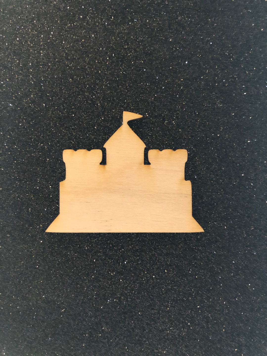 Sandcastle Laser Wood Shaped Cut Out - Unfinished - Etsy