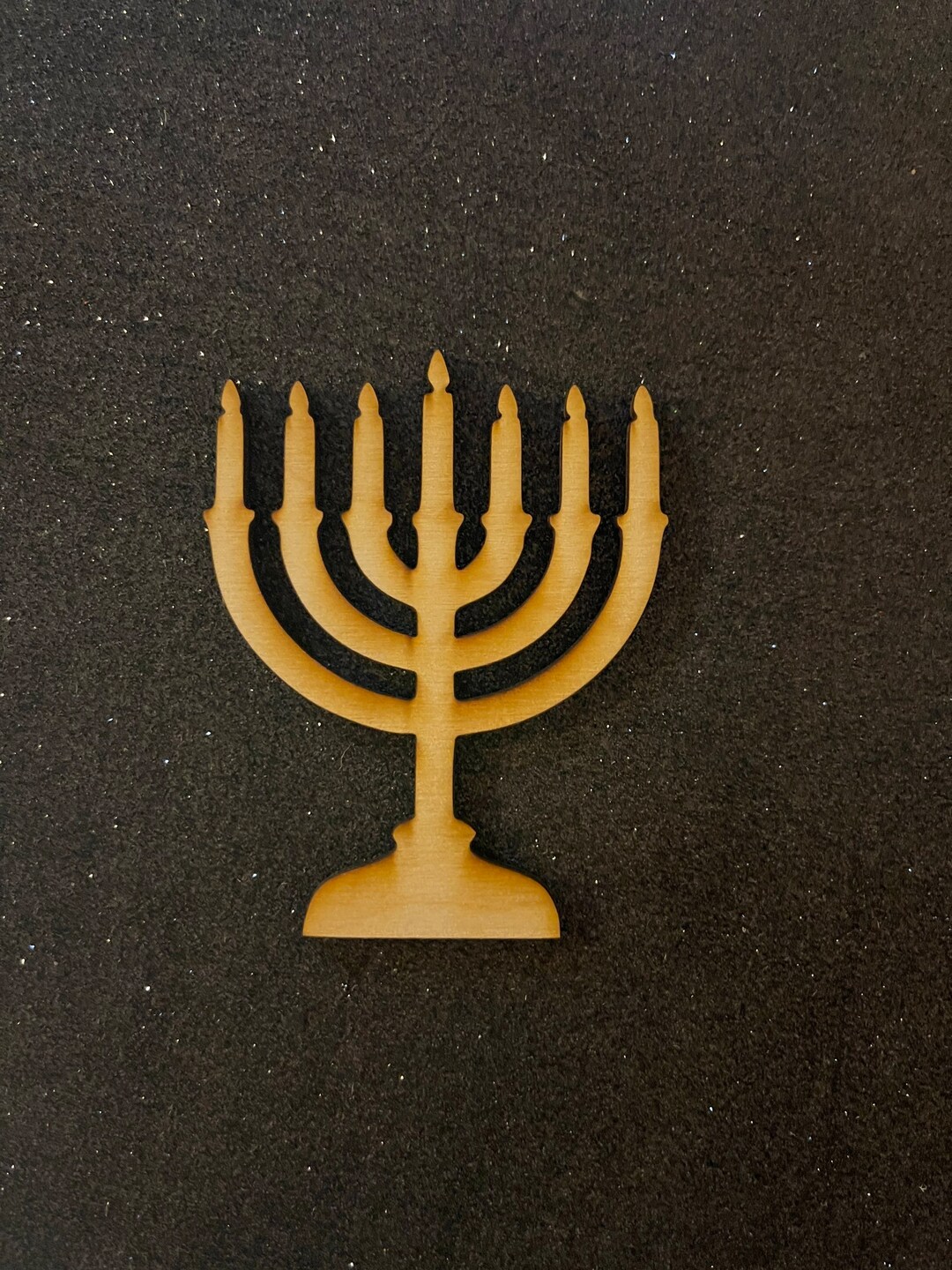 Menorah - Laser Wood Shaped Cut Out - Unfinished - Etsy
