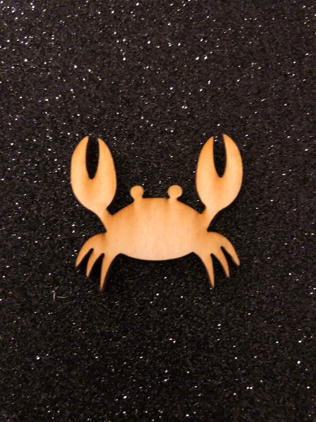 Crab Laser Wood Shaped Cut Out Unfinished - Etsy