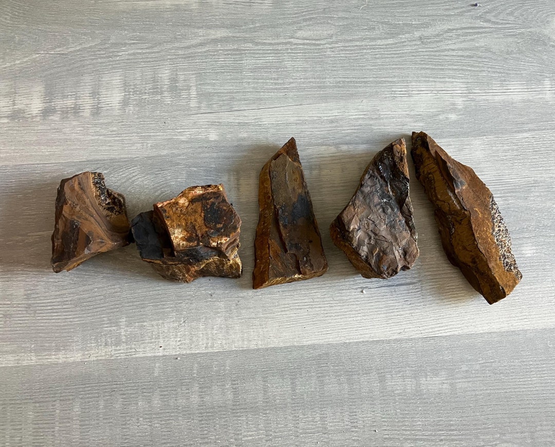 Your Choice! Rare Raw TIGER'S EYE Slab. Medium or Large! Solar Plexus ...