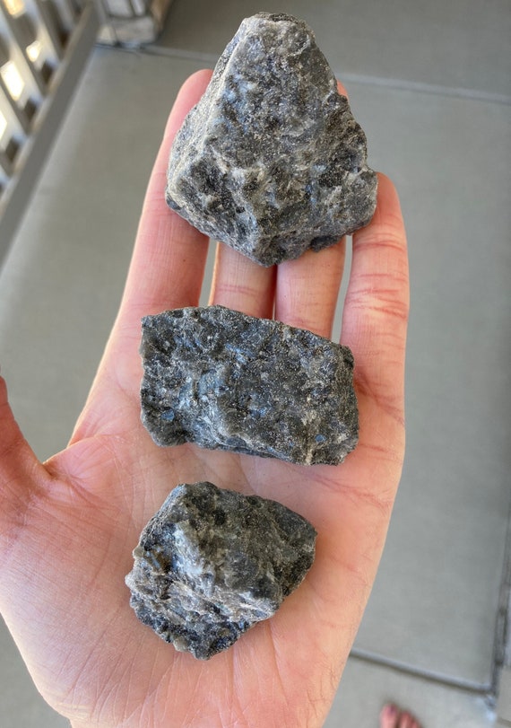 Rare Raw Larvikite Stone 3 SIZES YOU PICK Flashy Root - Etsy