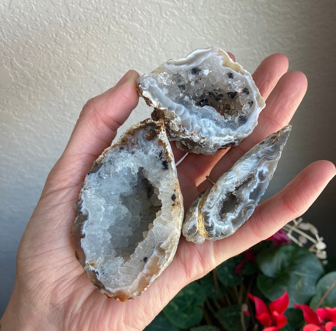 Your Choice! OCO GEODE Rare Crystal! AAA High Quality Druze Stone Small Large Sizes Available ...