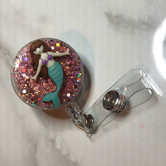 Mermaid Badge Holder | Etsy
