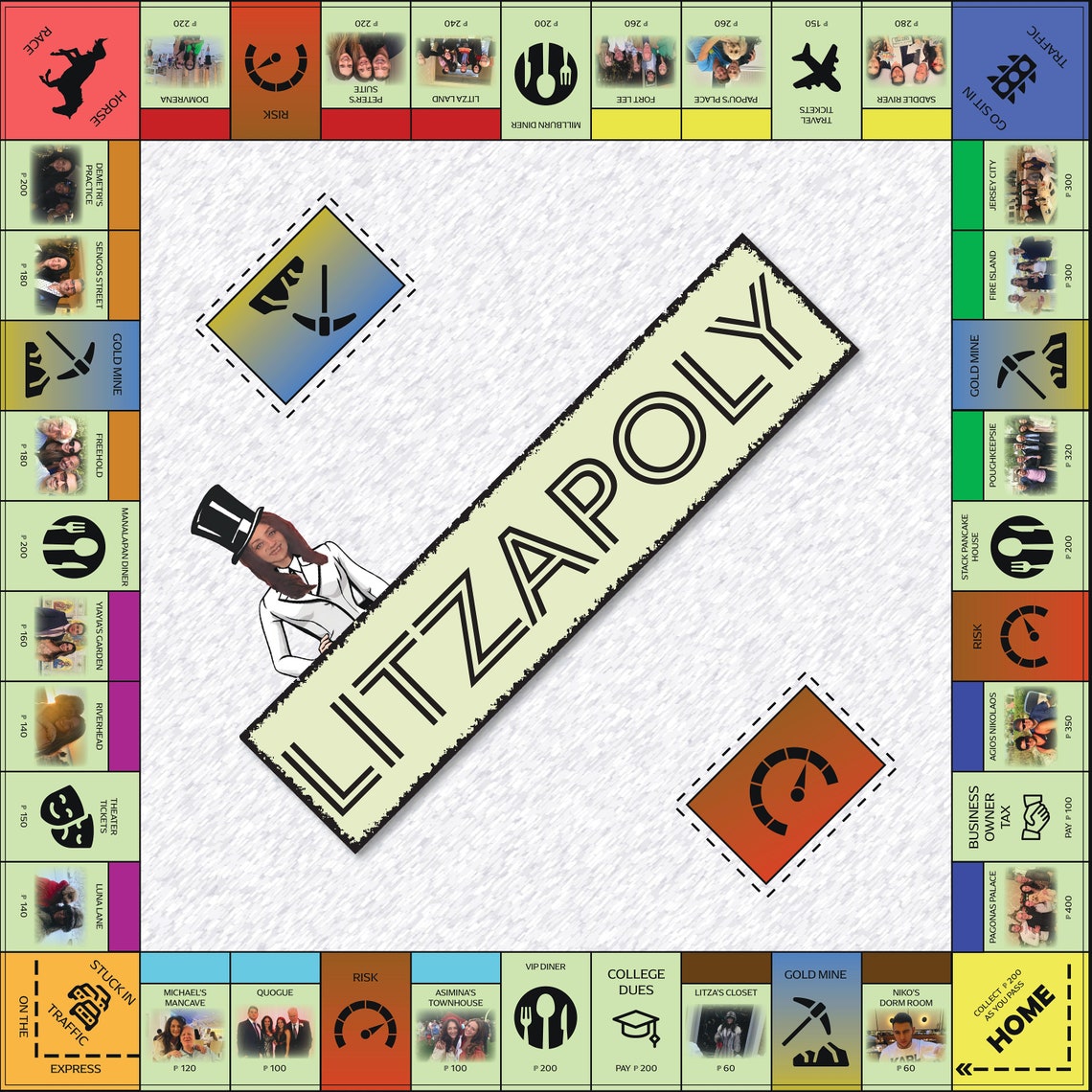 OPOLY Custom Board Game - Etsy