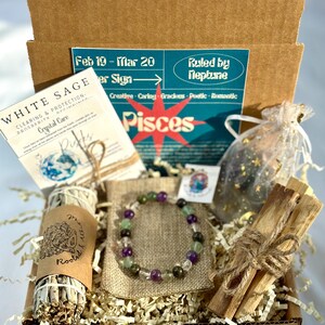 Pisces Zodiac Kit, Pisces Zodiac Gift Box, Astrology Gift, Pisces ...