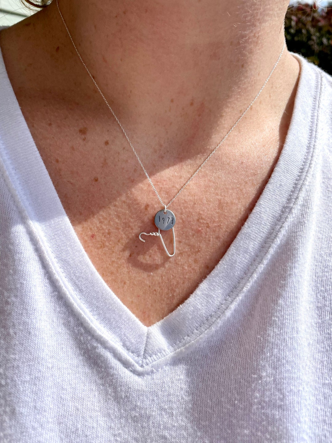 My Body My Choice, Pro Roe Necklace, Sterling Silver Pro Abortion ...