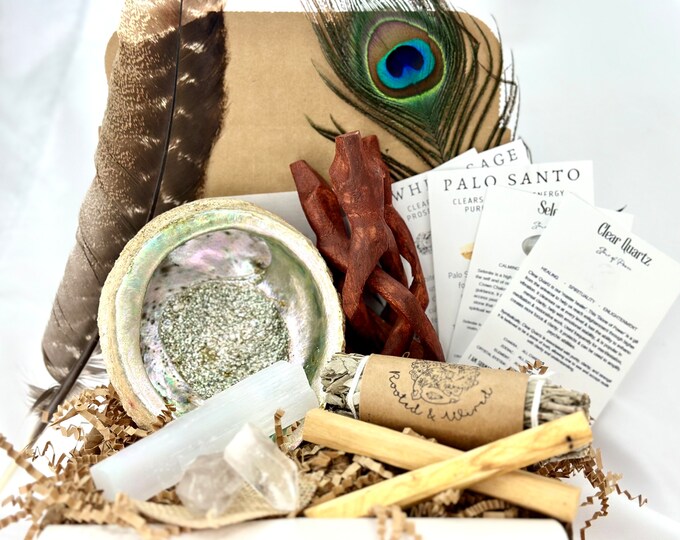 Smudge Kit: Brass Hanging Censor for Incense, Prayers, Offerings. Bless ...