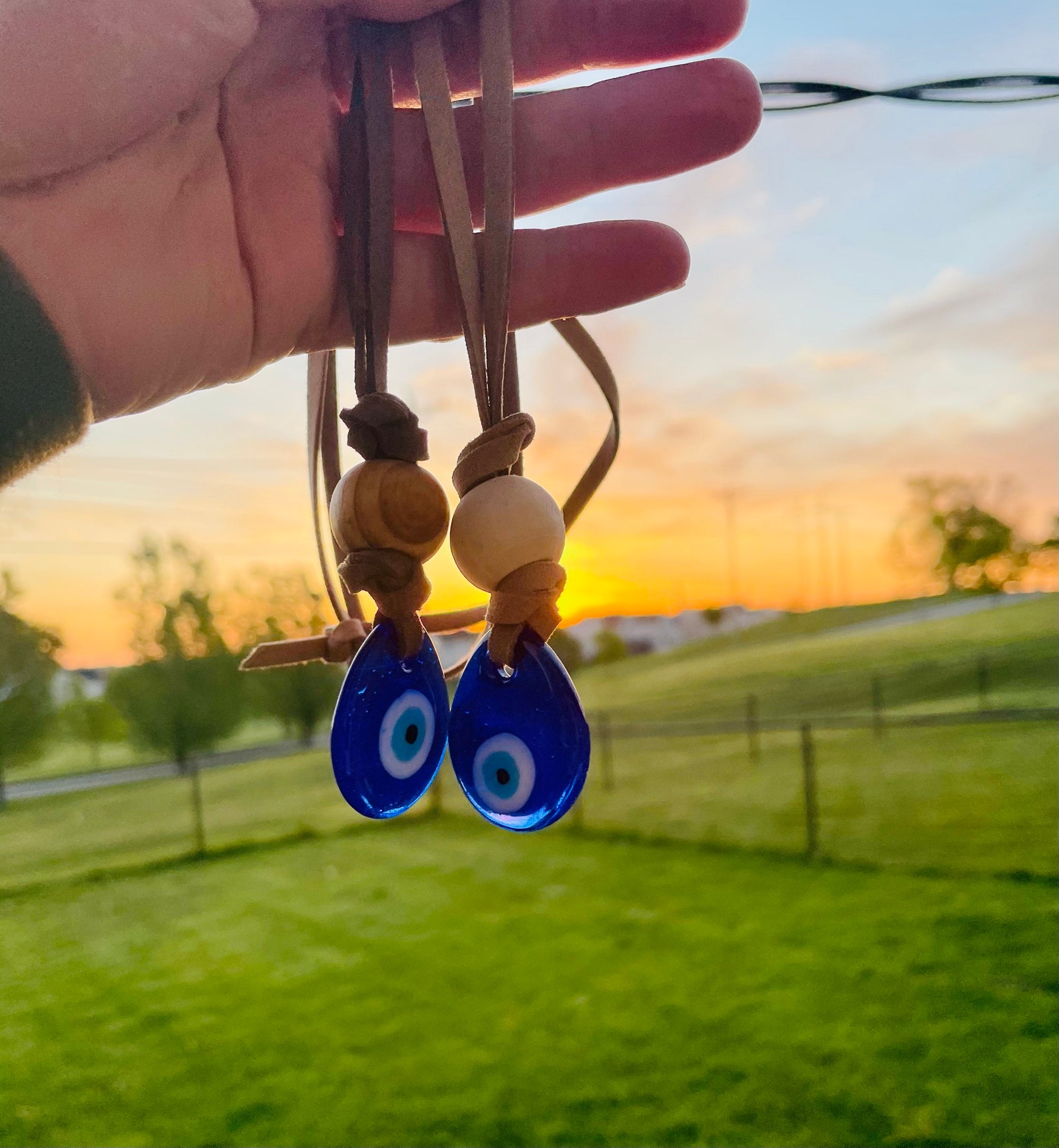 Evil Eye Car Charm Evil Eye Car Accessoriesevil Eye for | Etsy