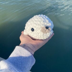 Chunky Seal Pup Crochet Plushie, Seal Crochet, Cute Crochet, Chunky ...
