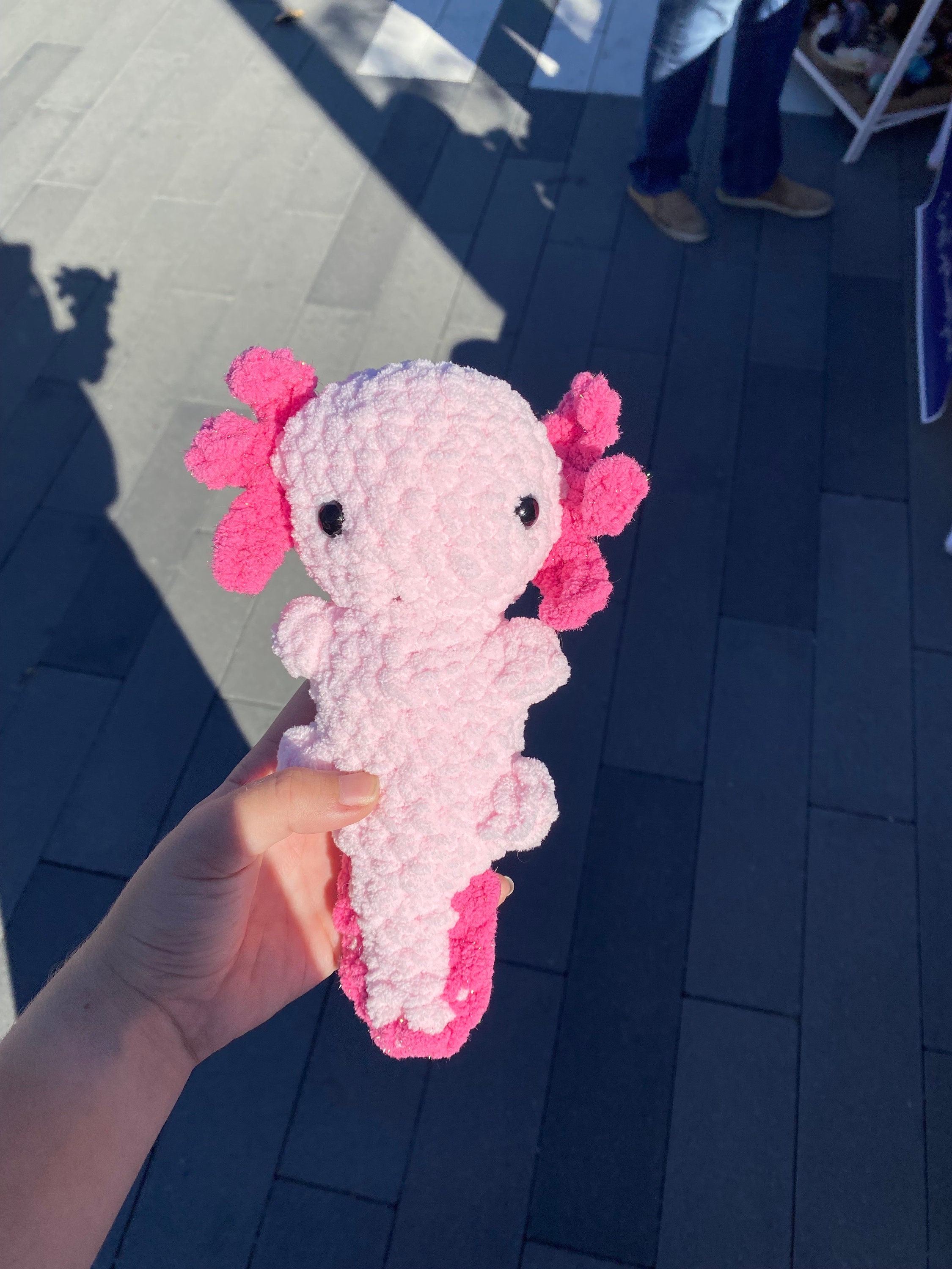 Crochet Axolotl Axolotl Plushie Minecraft Axolotl - Etsy