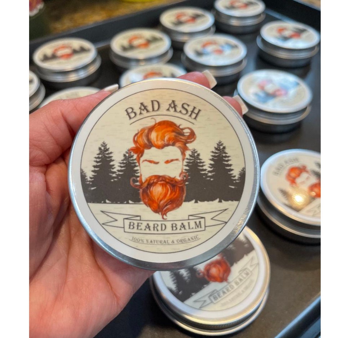 Bad Ash Beard Balm W/essential Oils - Etsy
