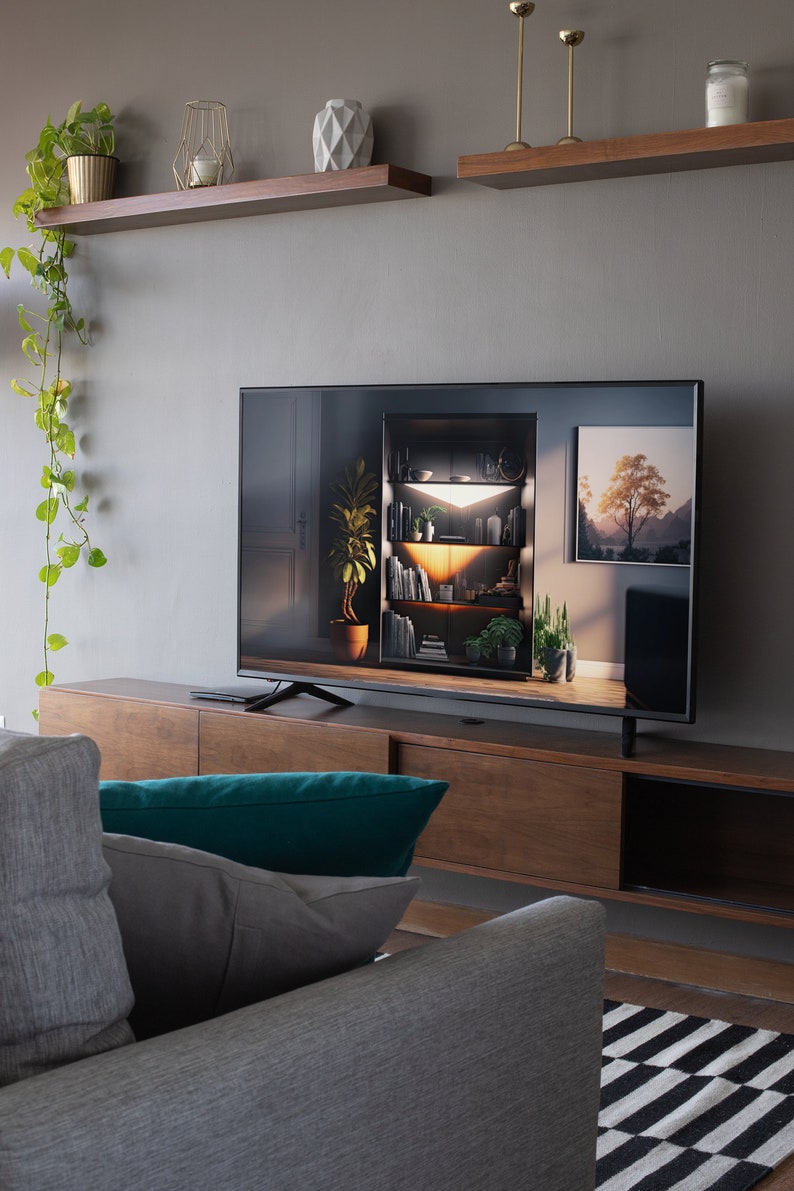 Digital Bookcase Background Backdrop for Content Creators - Etsy