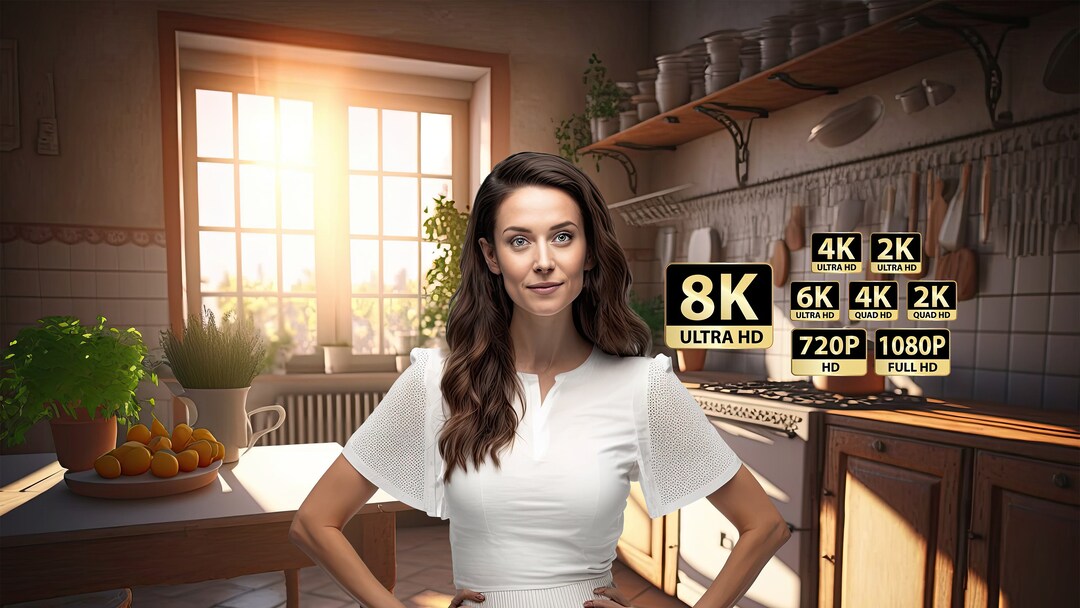 Digital Kitchen Background Backdrop for Content Creators Green Screen ...